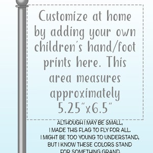 Flag Poem Handprint Craft, Memorial Day Patriotic Handprint Art for ...