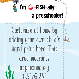 First Day of School Handprint Art, Fish Handprint, O-fish-ally Back to ...