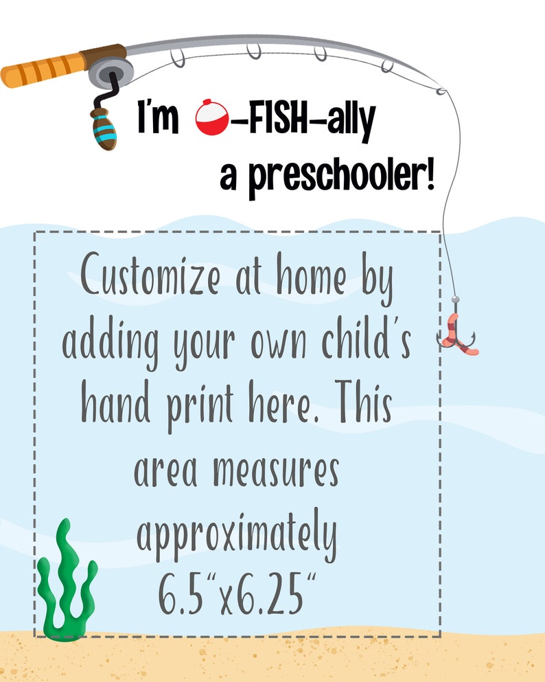 First Day of School Handprint Art, Fish Handprint, O-fish-ally Back to ...