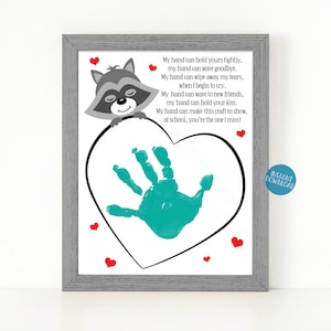 The Kissing Hand Back to School Craft for Kids, First Day of School ...