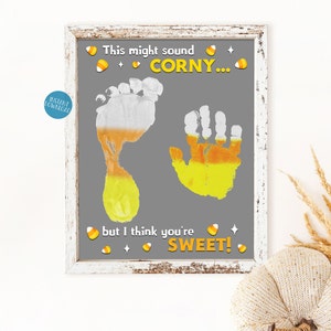 Candy Corn Handprint Art Project for Kids, This Might Sound Corny ...