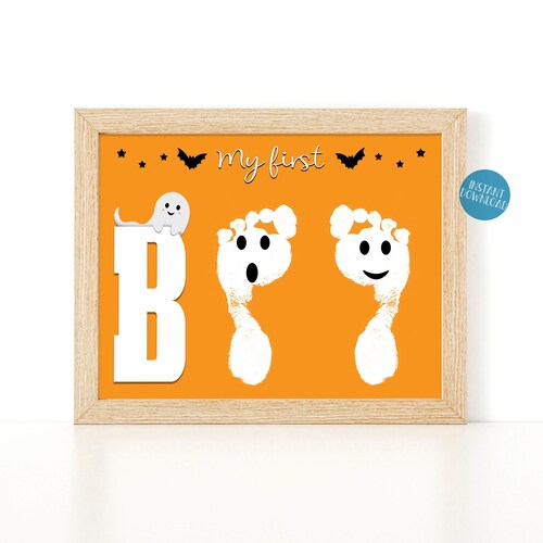 Halloween Handprint Art My First Halloween Keepsake - Etsy