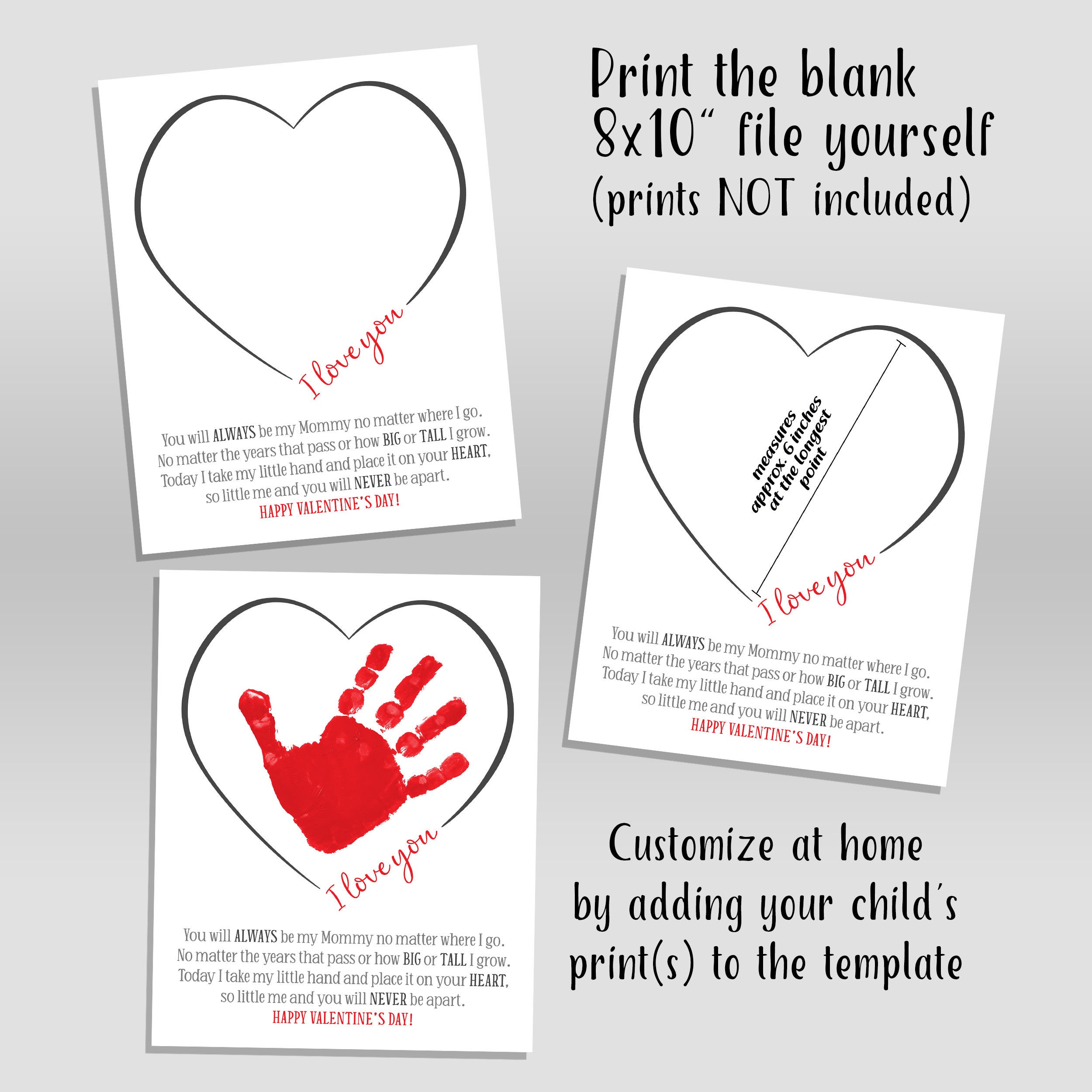 Valentine's Day Gift for Mom, Gift From Kids, DIY Kid Craft Kit ...