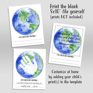 Earth Day Handprint Craft, Earth Day Activities for Kids, Earth Day ...