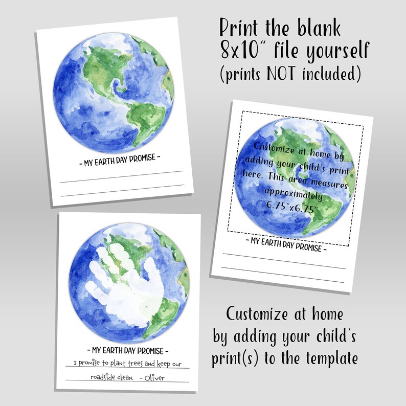 Earth Day Handprint Craft, Earth Day Activities for Kids, Earth Day ...