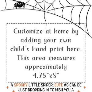 Spider Handprint Art, Halloween Handprint Craft for Kids, Handprint ...