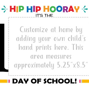 100 Days of School Activity Handprint Art for Kids, 100th Day Handprint ...