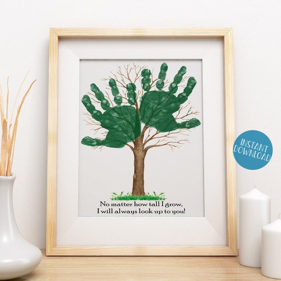 Handprint Art Toddler Keepsake DIY Kid Craft No Matter How | Etsy