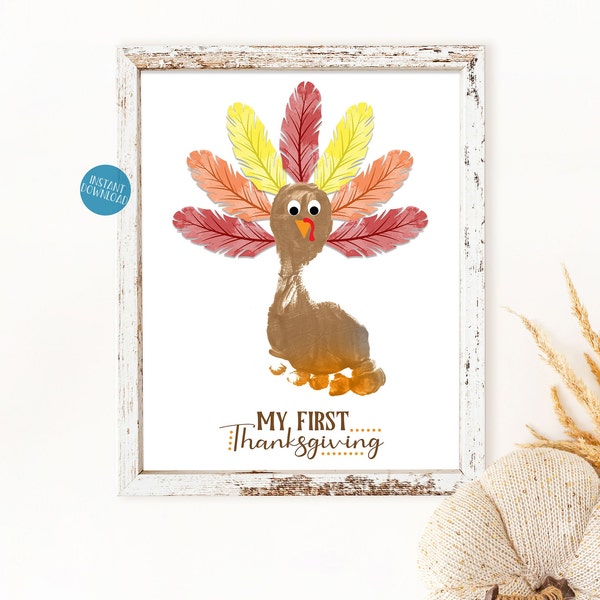 Baby Footprint Art - Etsy