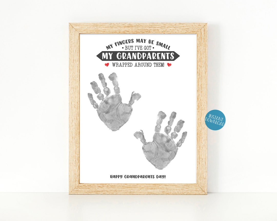 Grandparents Day Craft for Kids, Grandparents Day Printable Card ...