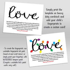 Merry Christmas Craft for Kids, Fingerprint Crafts, Printable Christmas ...