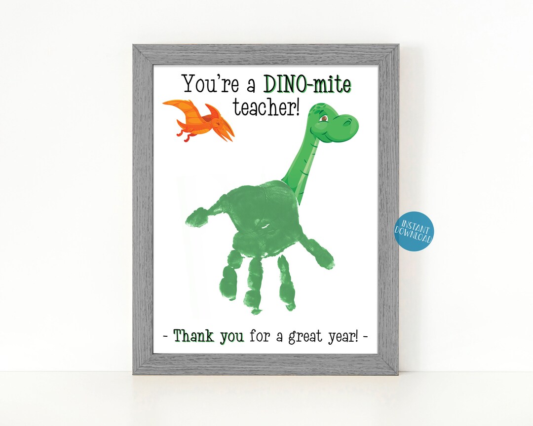 Teacher Gifts Printable, Teacher Appreciation Gift, Preschool Teacher ...