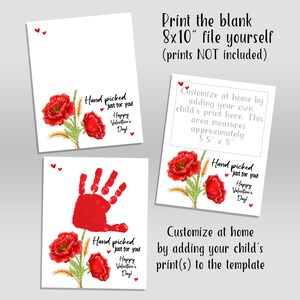 Valentine's Day Handprint Art Project for Kids, Valentines Day Keepsake ...