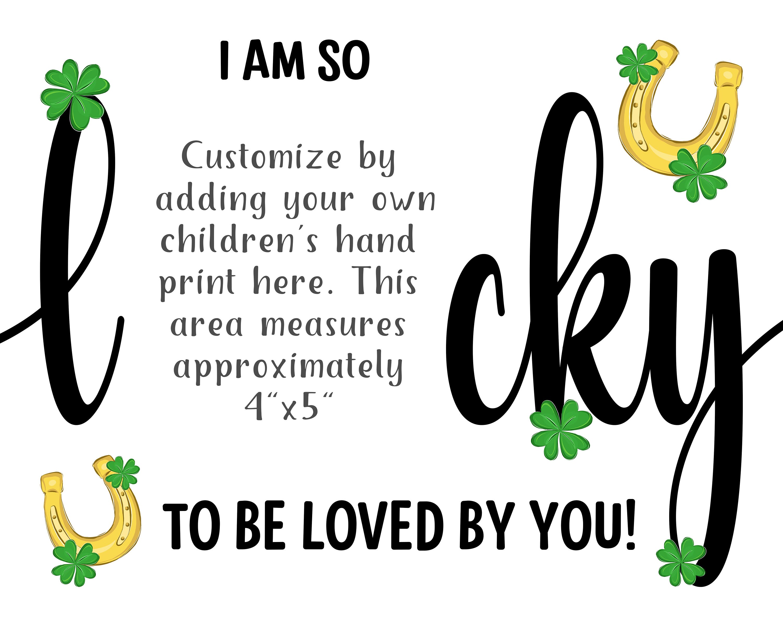 St Patrick's Day Handprint Art Project for Kids, Lucky to Be Loved by ...