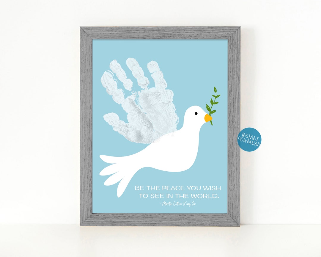 Martin Luther King Jr Activities for Kids, MLK Day Handprint Art ...
