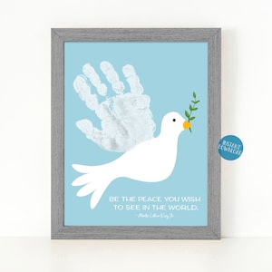 Martin Luther King Jr Activities for Kids, MLK Day Handprint Art ...