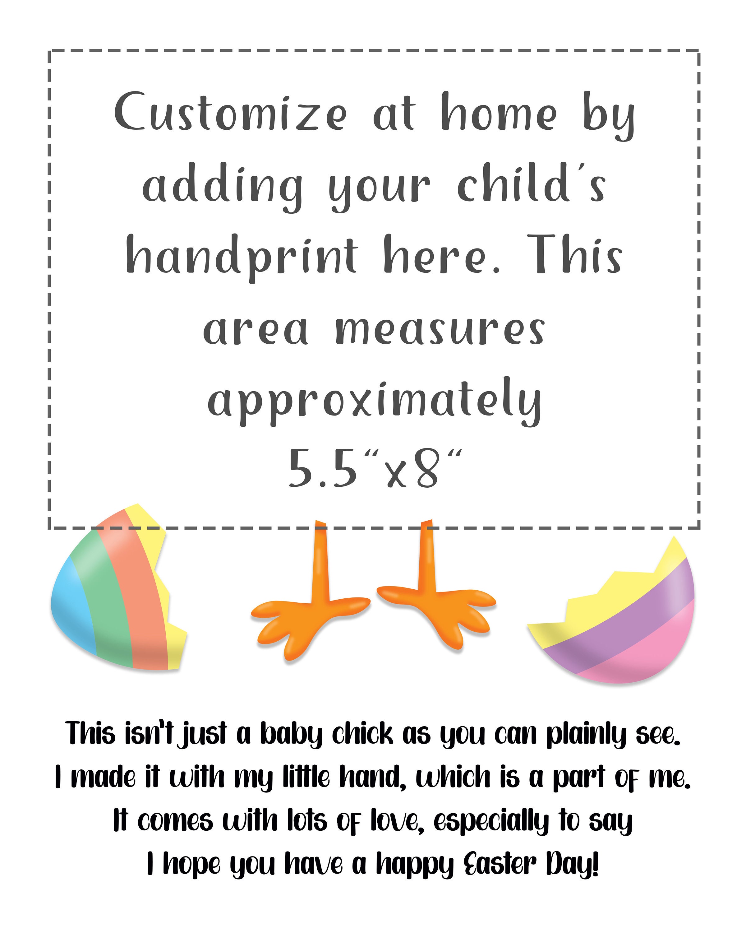 Easter Chicken Handprint Art Project for Kids, Toddler Handprint ...