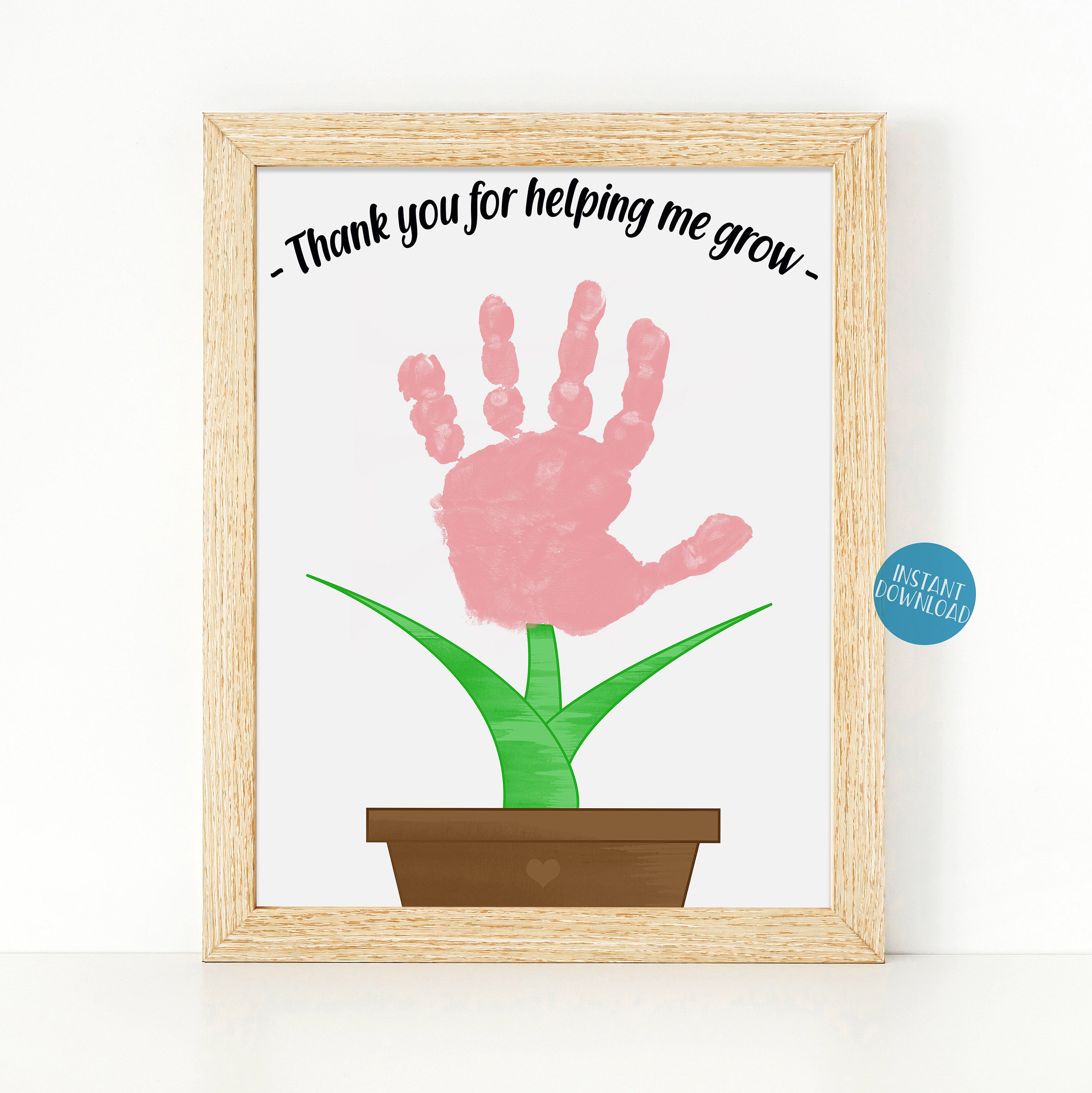 Art & Collectibles Digital Prints Thank You For Helping Me Learn And Grow Kids Baby Toddler ...