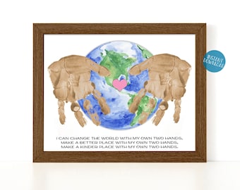 Martin Luther King Jr Activities for Kids, MLK Day Handprint Art ...