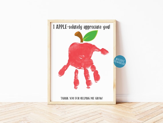 Teacher Appreciation Gift Teacher Gift From Student Apple - Etsy