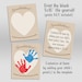 Handprint Art Grandparents Gift, Grandparents Day Craft, Footprint Art ...