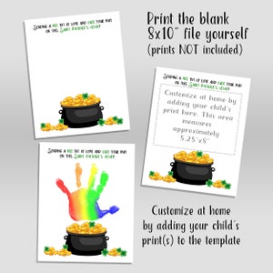 St Patrick's Day Handprint Art, Pot of Gold Rainbow Handprint Craft ...