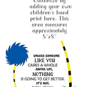 Dr Seuss Handprint Art for Kids, Truffula Tree Handprint Crafts for ...