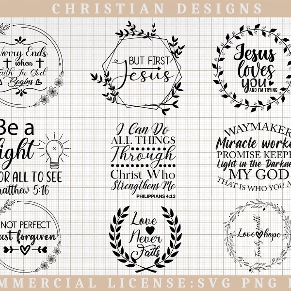 Religious Svg - Etsy