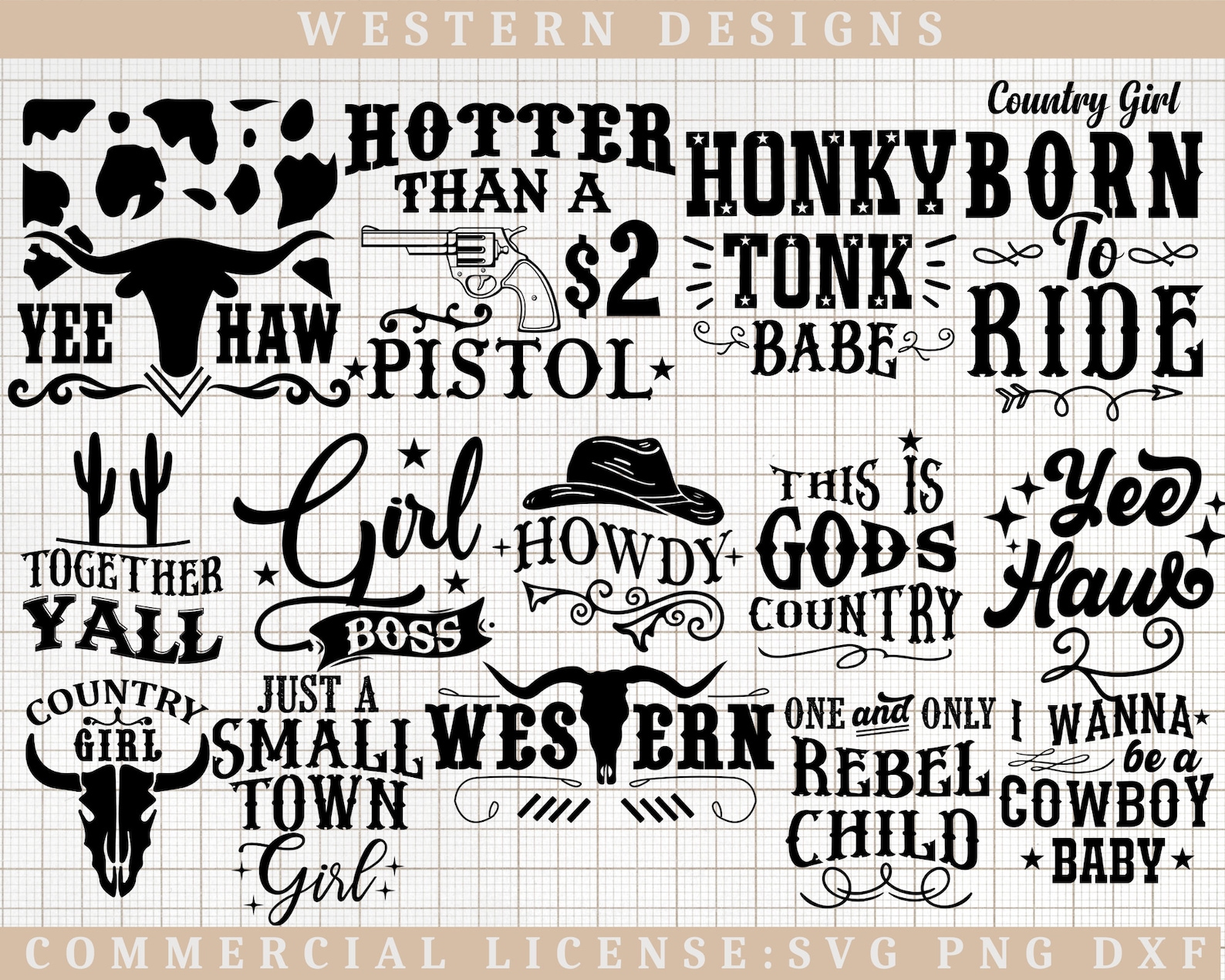 Western Svg Bundle, Western Svg,country Svg,cowboy Svg,farm Svg,western ...