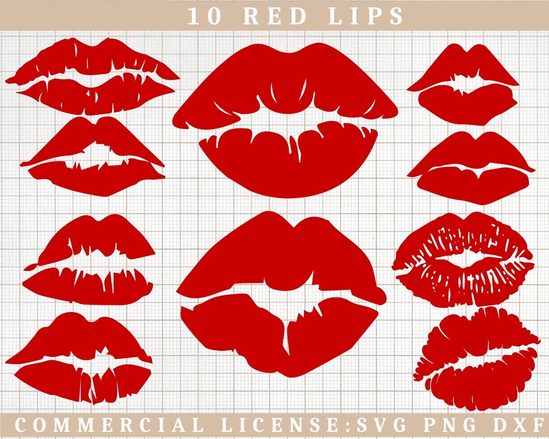 Lips Svg,lipstick Svg,kiss Svg,lips Png,valentines Day SVG, Kissy Lips ...