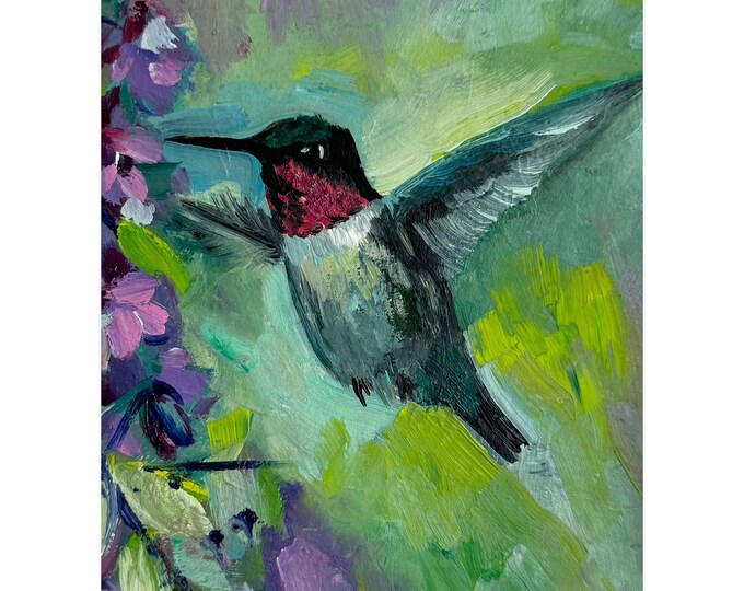 Hummingbird Painting, Cheap Painting, Huge, Hummingbirds, Hummingbird ...