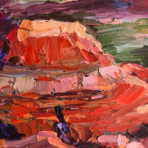 Arizona Landscape Painting Original Artwork Grand Canyon Art Monumental ...