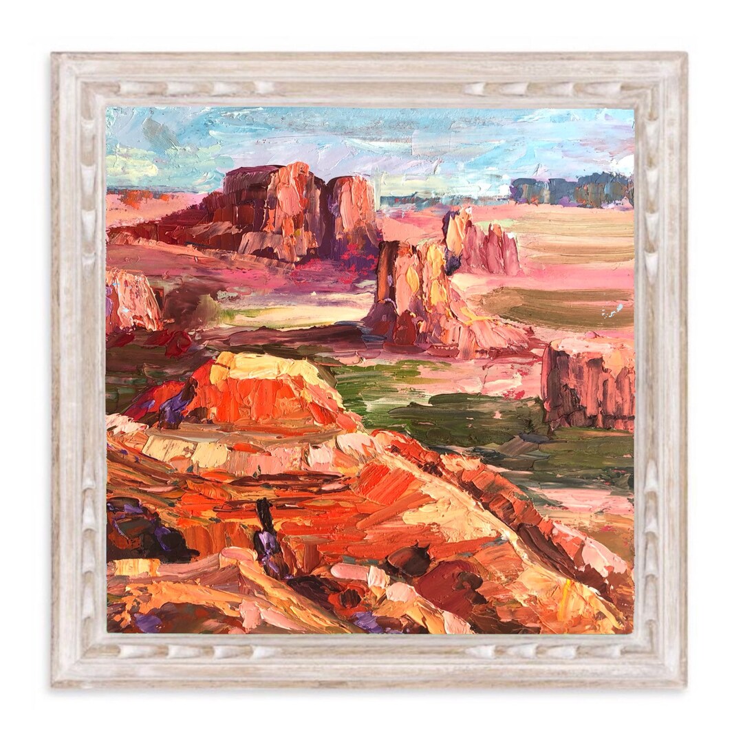 Arizona Landscape Painting Original Artwork Grand Canyon Art Monumental ...