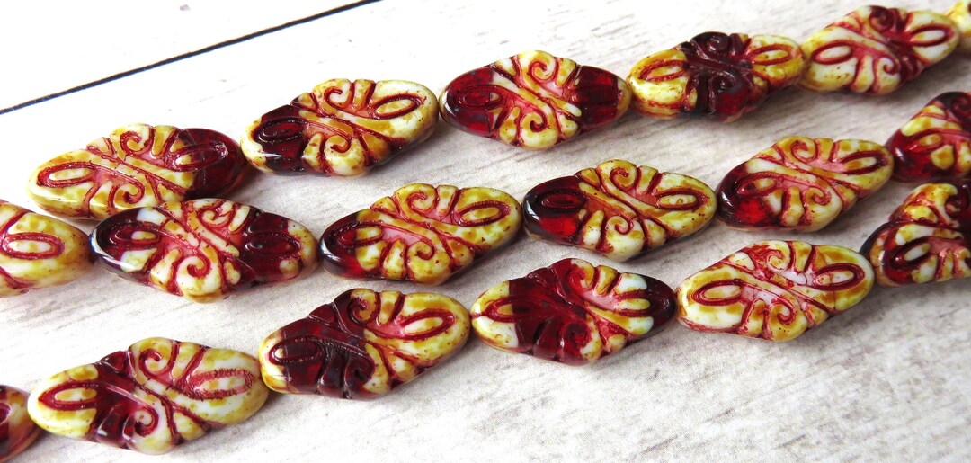 Ruby Transparent and Alabaster Glass With Travertine and Red Wash ...