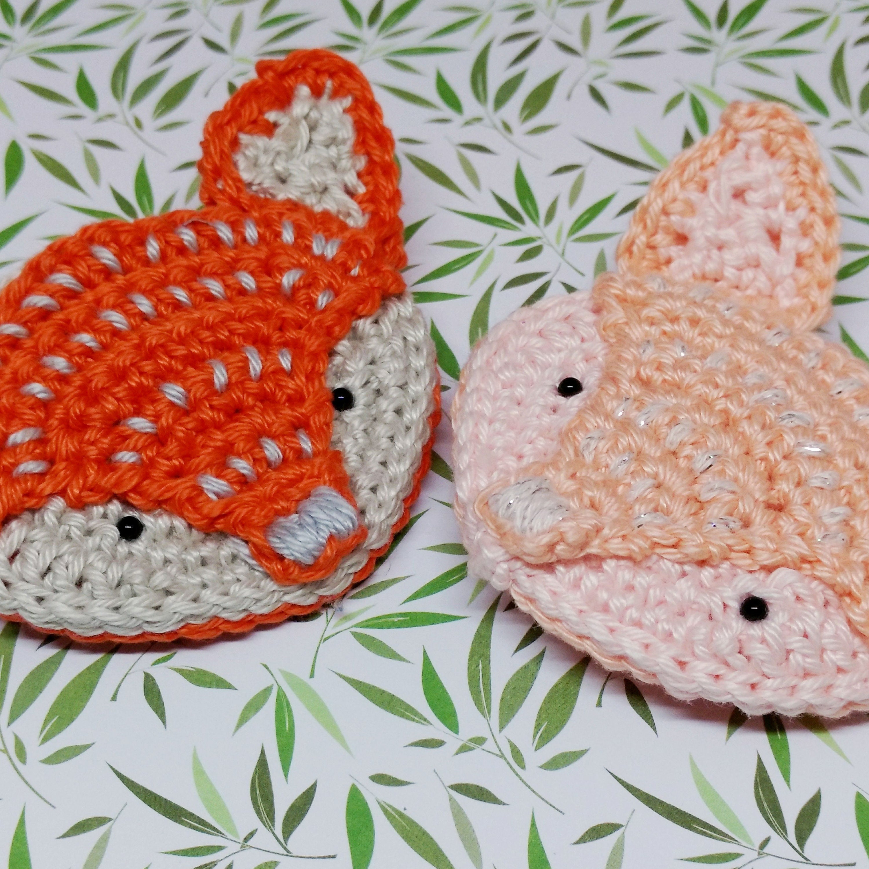 Fox Brooch Crochet Pattern, Fox Brooch, Fox Crochet Pattern, Fox ...