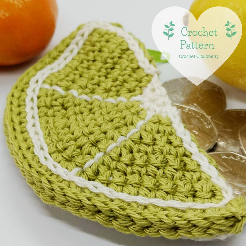 Lime Coin Purse Crochet Pattern - Etsy