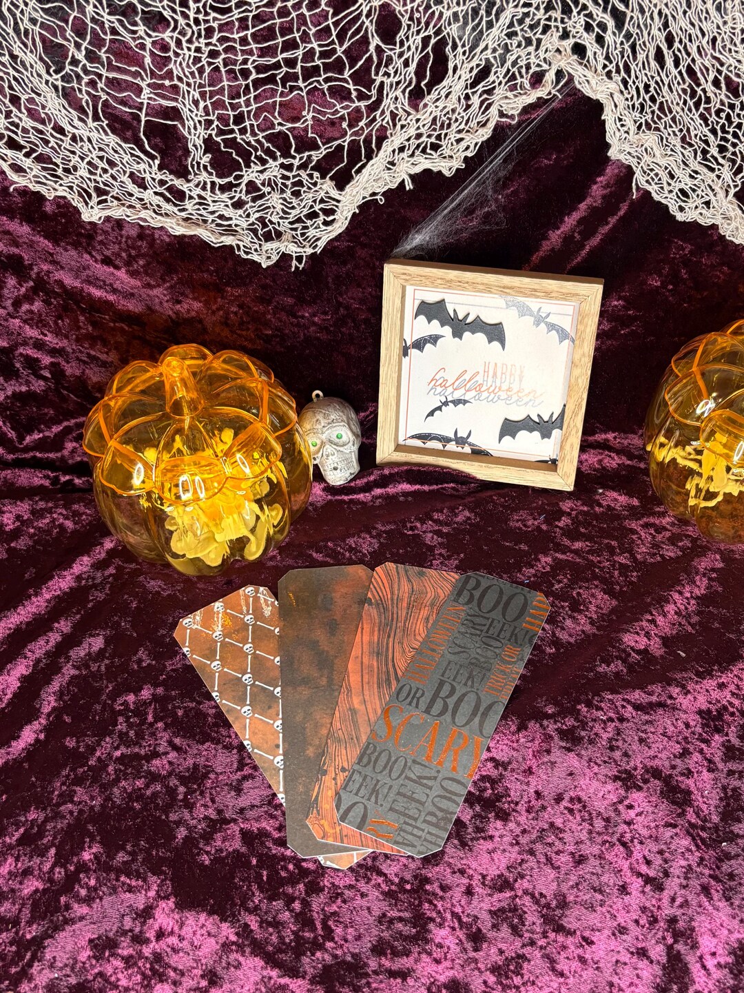 Haunted Laminated Bookmarks - Gothic Reader Gift - Set of 4 - Etsy