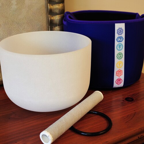 Chakra 7 Inch Crystal Singing Bowl Meditation Bowls With a - Etsy