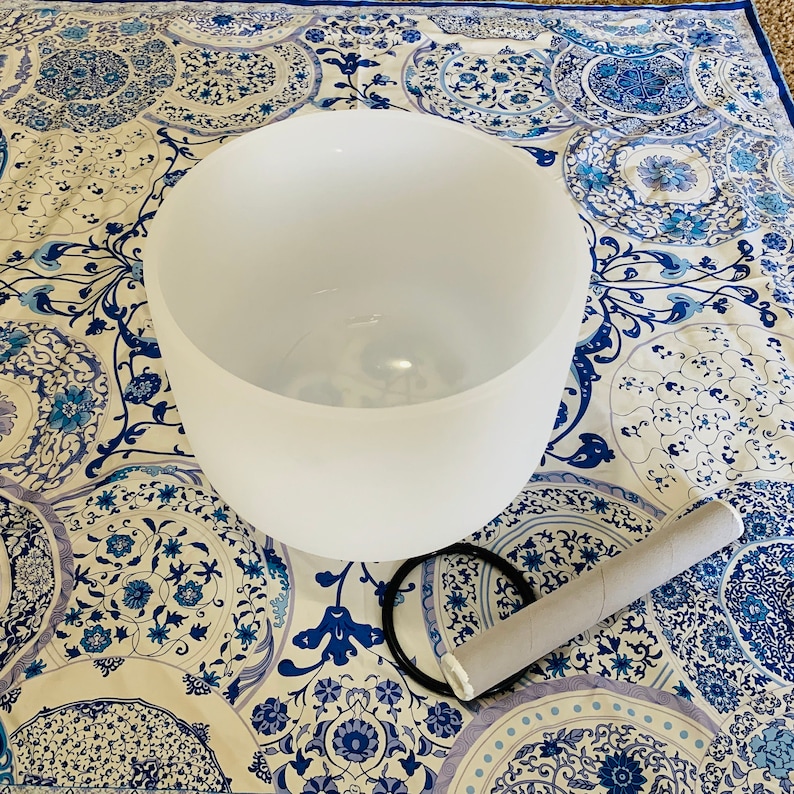 Sacral Chakra 8 inch D note Crystal Singing Bowl Meditation | Etsy