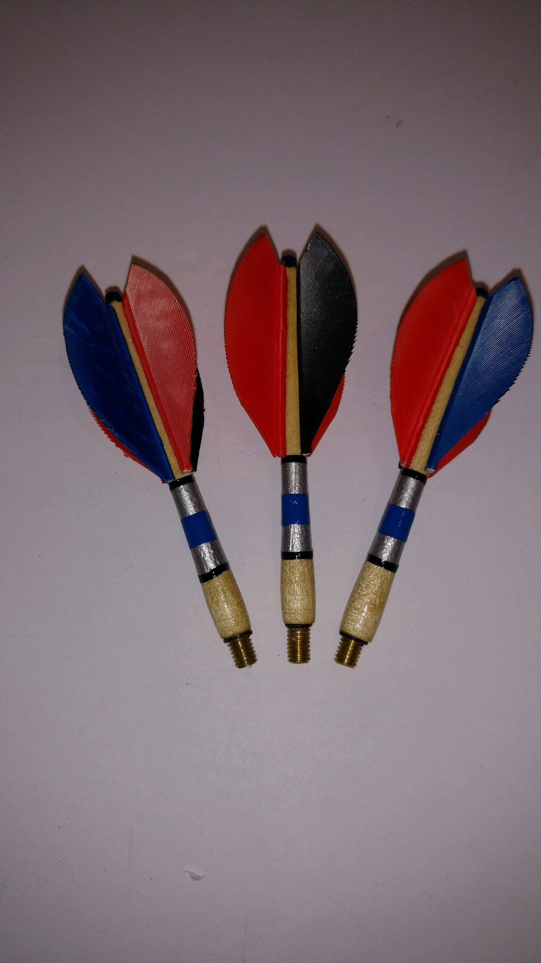 3" Birch Wood Dart Shafts Genuine Turkey Feathers - Etsy
