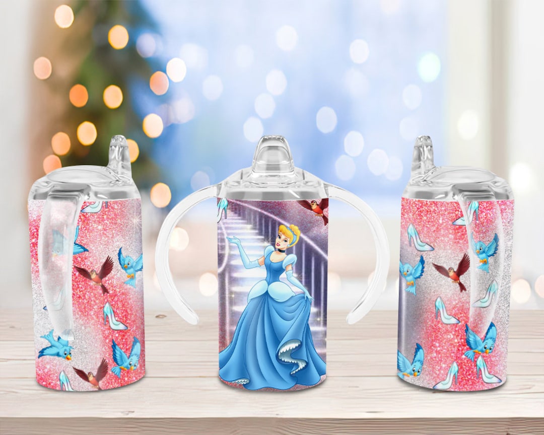 Princess With Blue Sippy Cup Sublimation Design Digital - Etsy