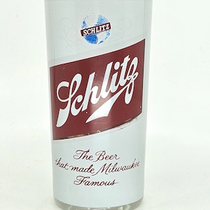 Vintage Schlitz Beer Logo Glass - Etsy