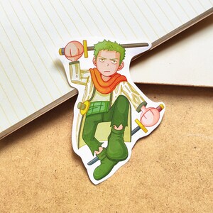 One Piece Sticker Pack, Anime Sticker Set Luffy, Zoro, Nami, Sanji ...