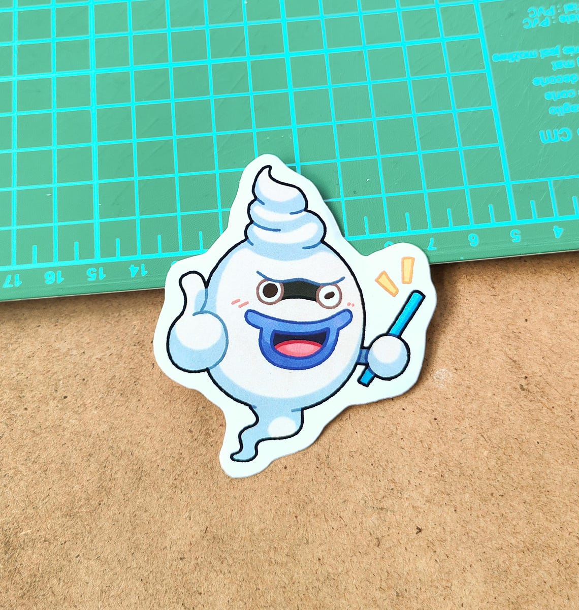 Yokai Watch Stickers | Jibanyan, Komasan and Whisper Cute Laptop ...