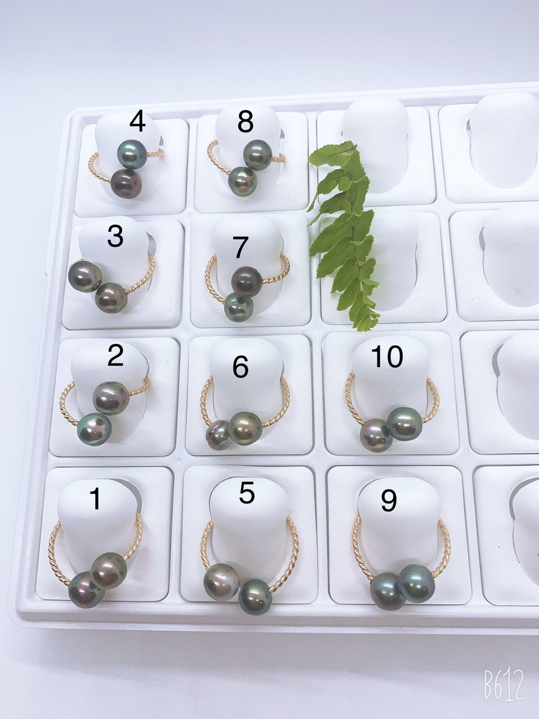 14kt Gold Fill Rope Ring With Tahitian Pearls 8mm to 9mm - Etsy