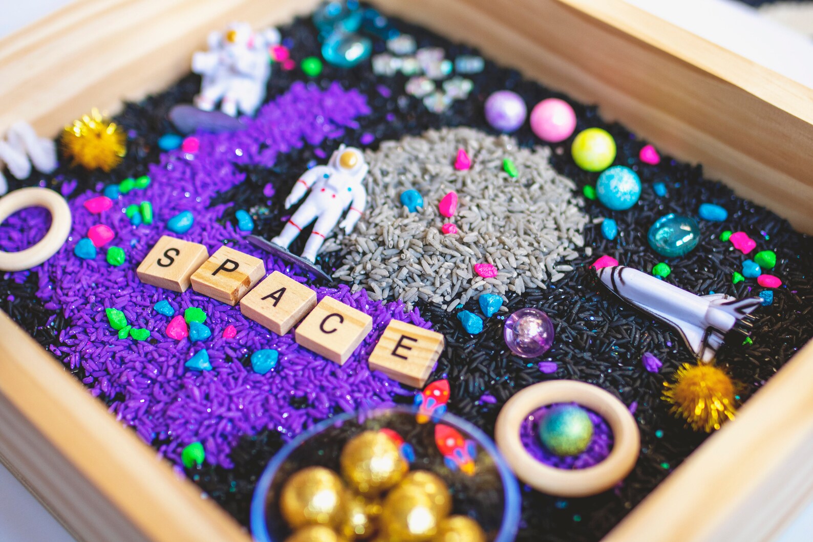 Outer Space Sensory Bin Kit | Etsy