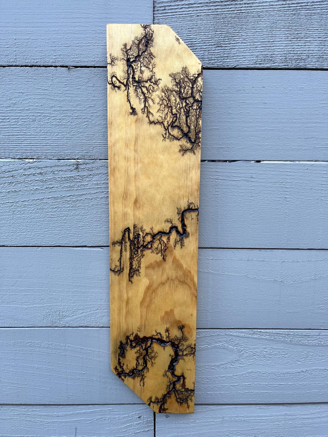 Fractal Burn Art Wall Mounted Board - Etsy