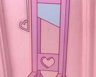 Guillotine Sticker - Etsy