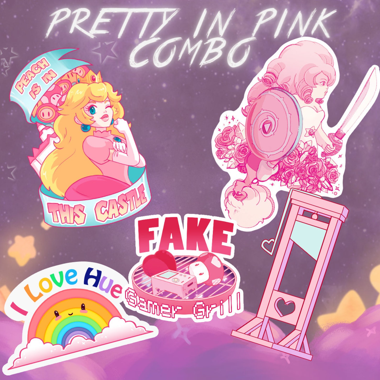 Princess Peach Sticker - Etsy