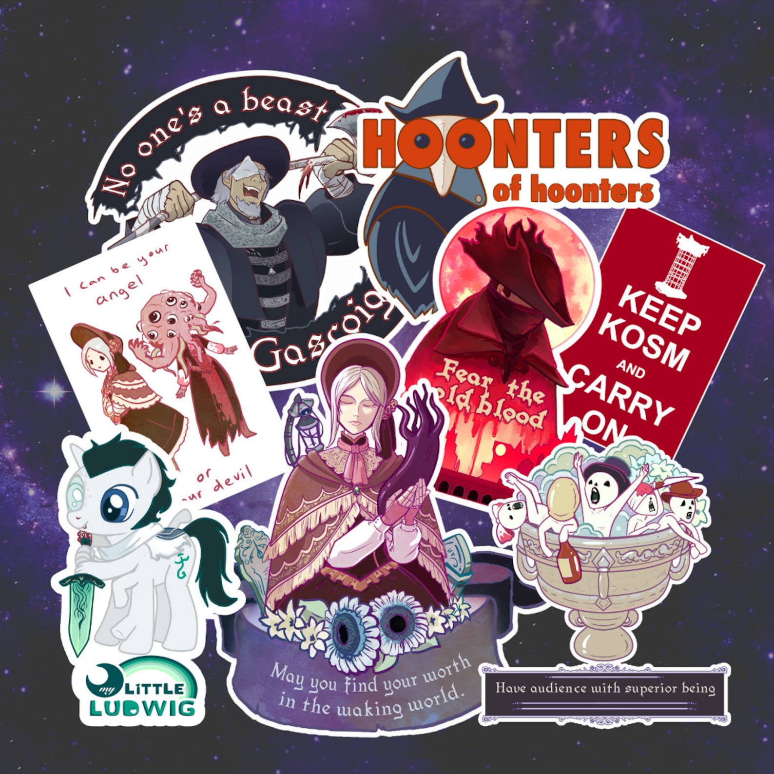 Bloodborne Sticker Set - Etsy